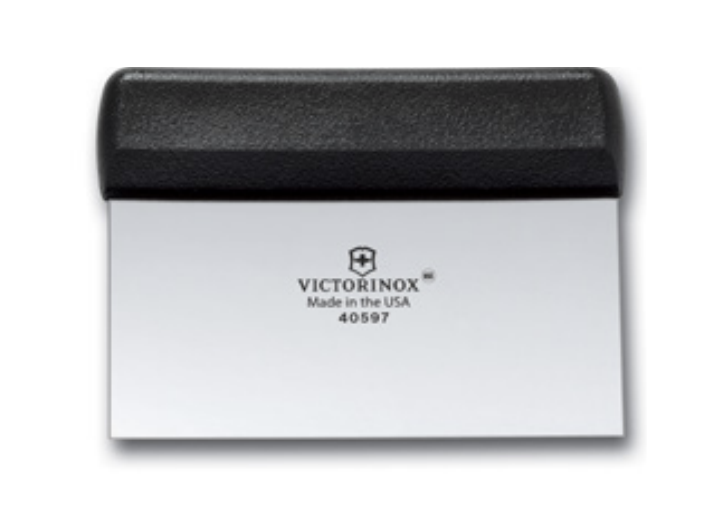 Victorinox 7.6259.24 Victorinox Dough Scraper, 3" x 6", black polyp...