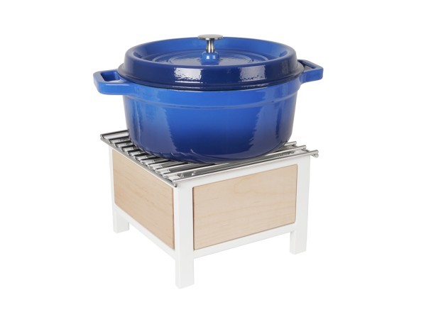 Cal-Mil 22412-71 Cal-Mil Blonde Maple Wood Chafer Alternative - 10"...