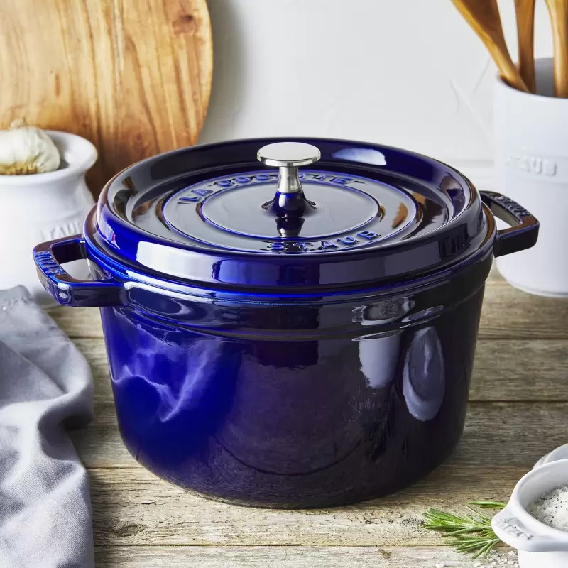 STAUB 12502491 Staub 5.00-qt Tall Dutch Oven - Dark Blue