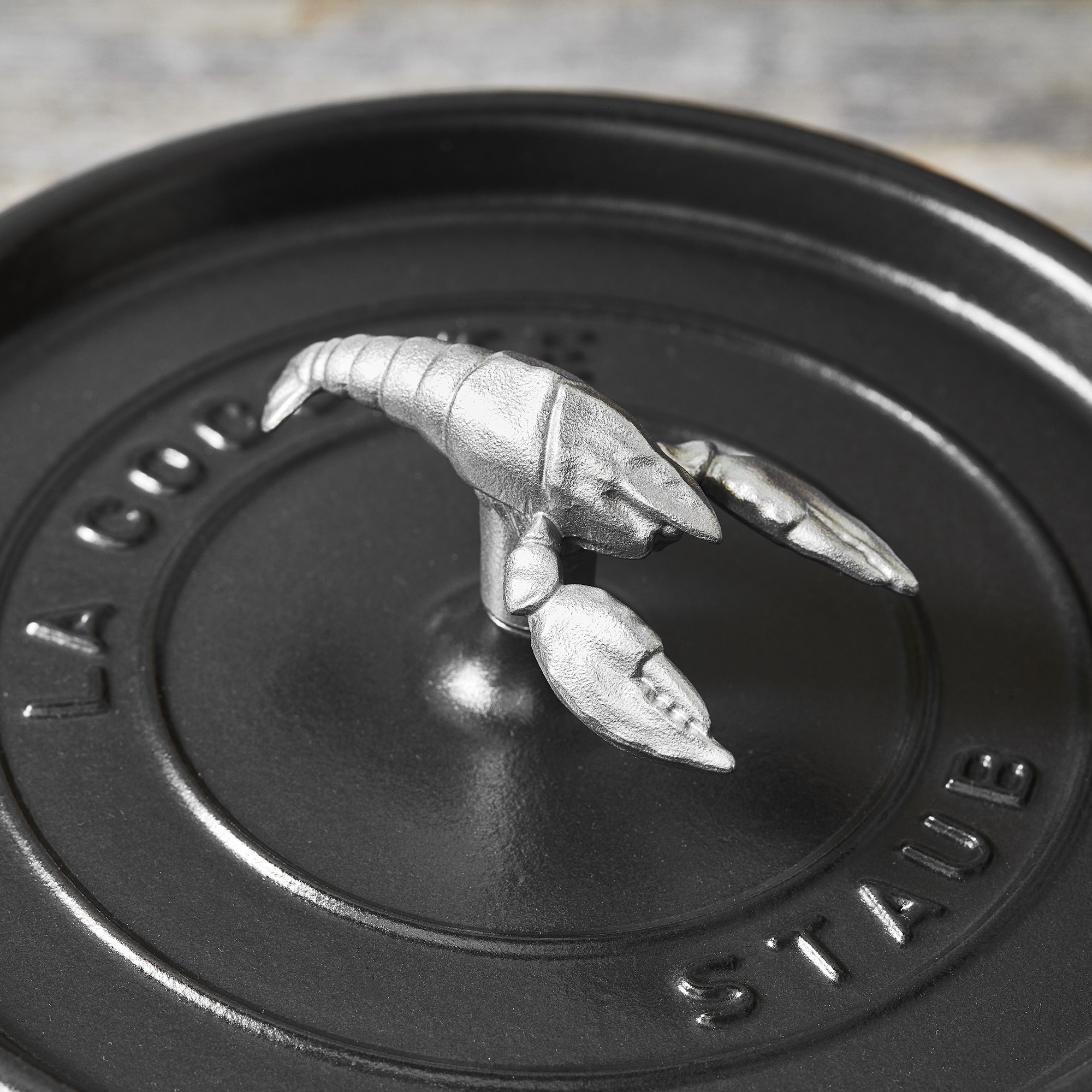 STAUB 40505-205 Staub Animal Stainless Steel Knob - Lobster