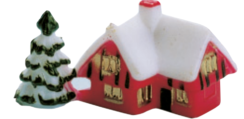 Pastry Chef's Boutique 70258 Pastry Toppers and Decorations - Cabin...