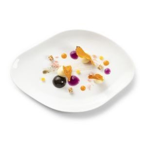 Pordamsa V0333-0126 Pordamsa Wave Oval Flat Plate 26 cm