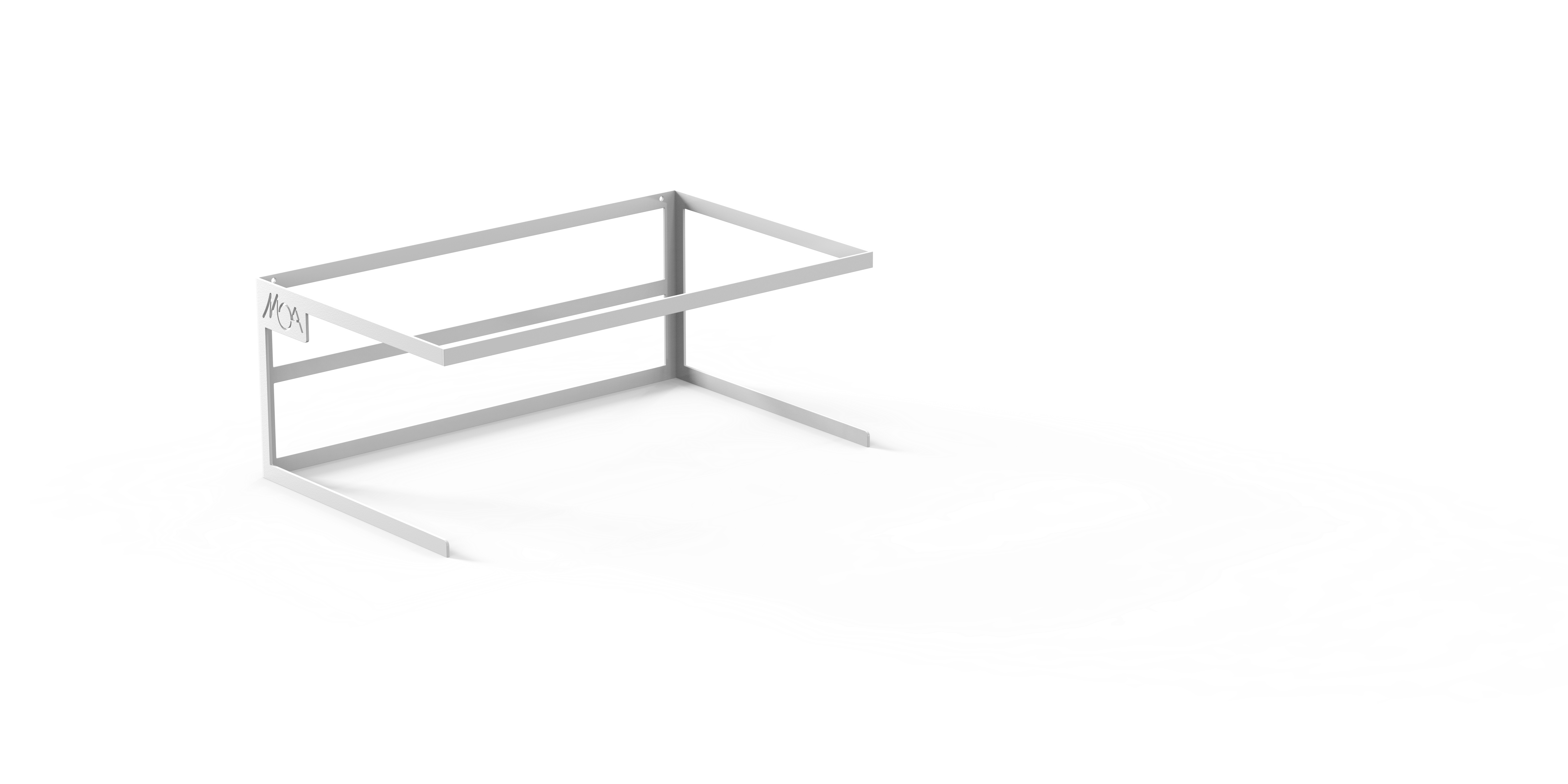 Moa Design LMNAL11200.BIA Moa Alzatina Modern Minimalist Line White...