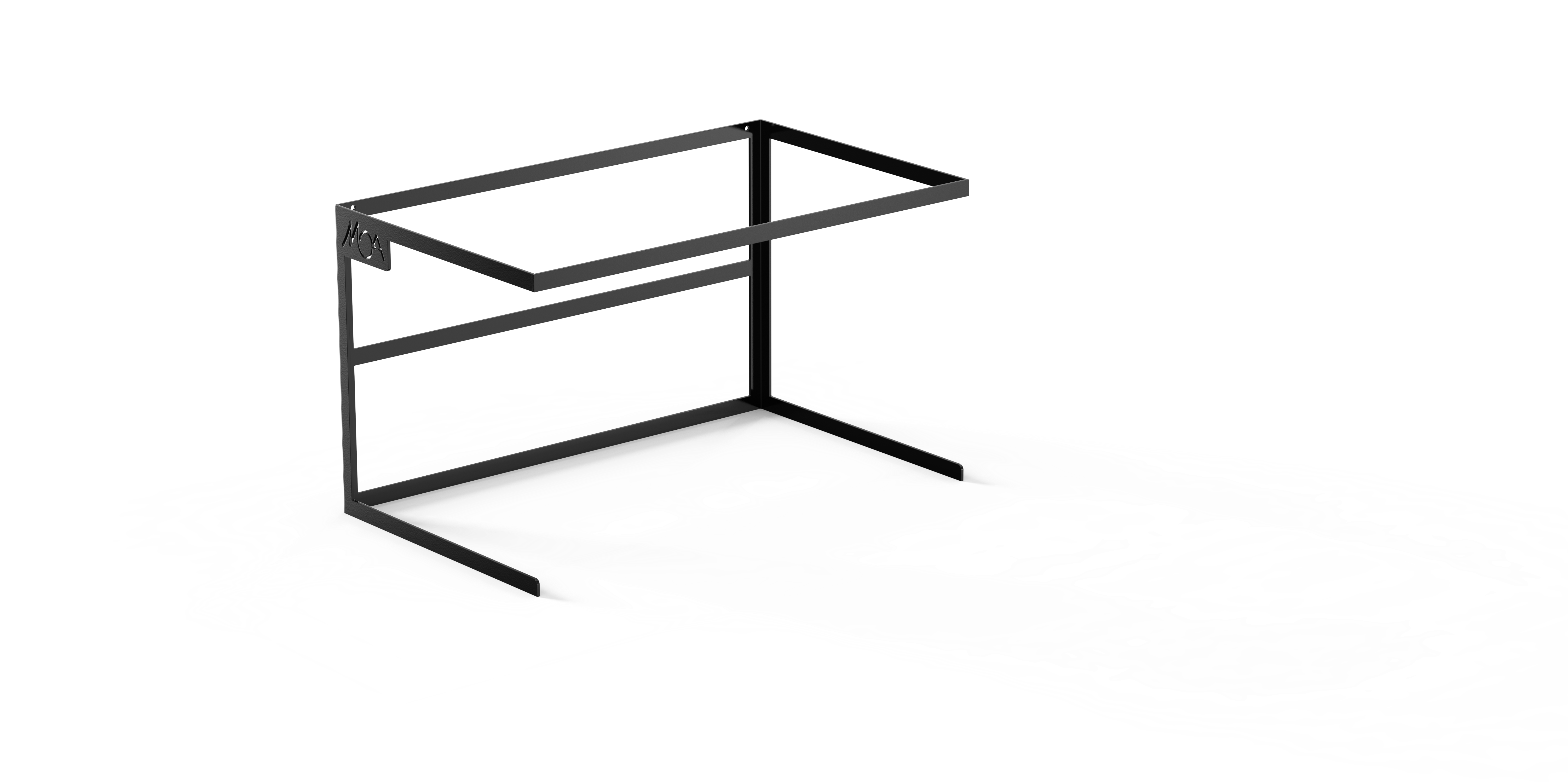 Moa Design LMNAL11300.NER Moa Alzatina Modern Minimalist Line Black...