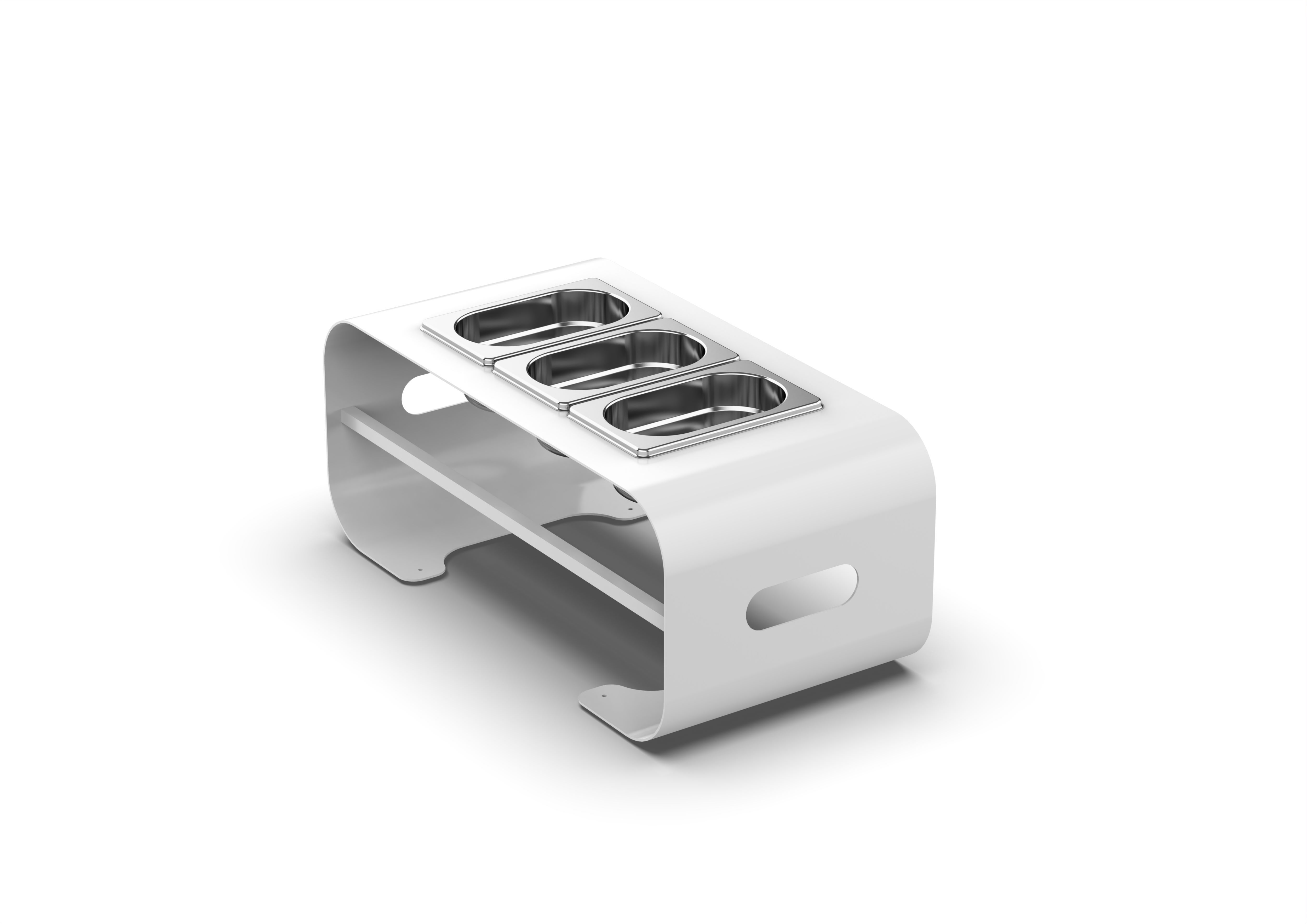 Moa Design MOABF3.BIA-02 Moa Module M.14 White Modular Riser with G...