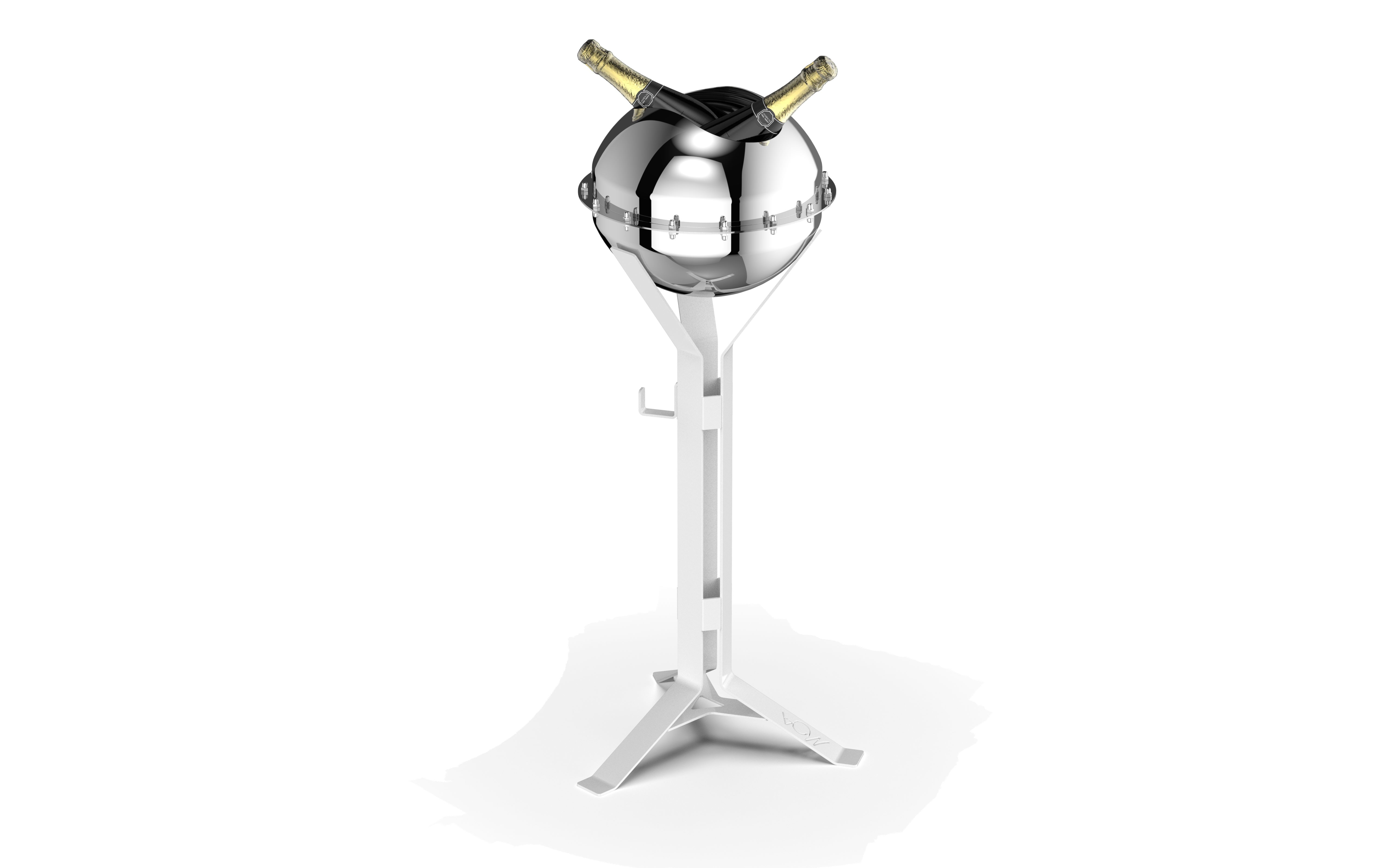 Moa Design MOASP.BIA-05 Moa Space 20 White Column with Champagne Co...