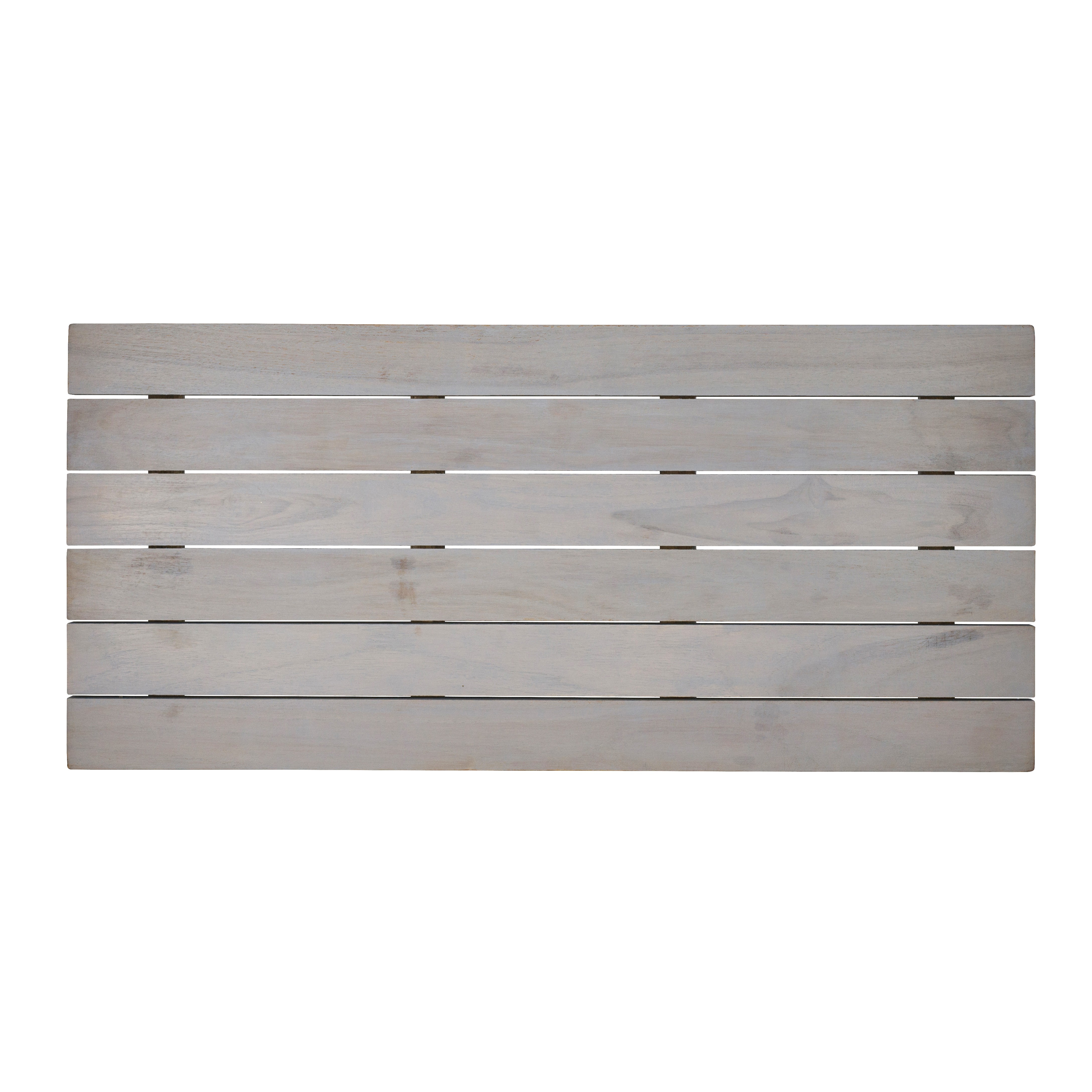 D.W.Haber Fusion Buffet Grey Wash Teak Rectangle Tile Tray L 24" W 11"