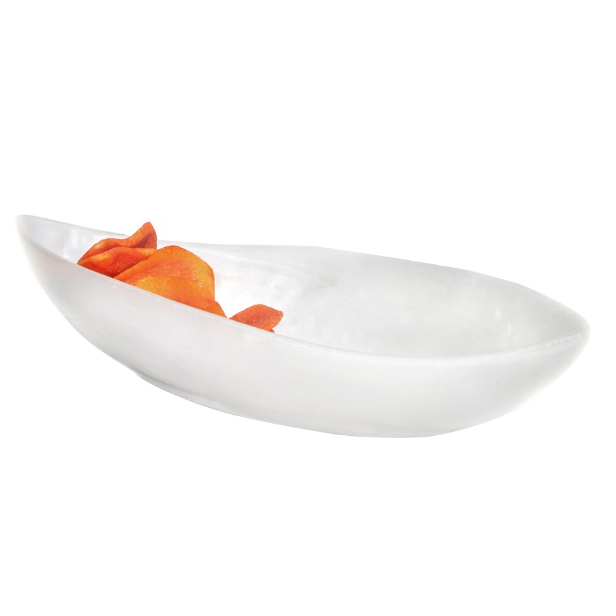 Kenny Mack Designs Resin Point Bowl - Shell - L 13" W 6 1/2" H 3 1/2 ...