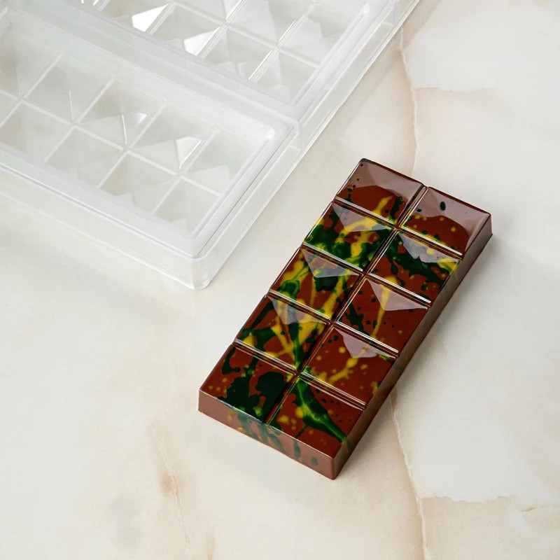 Professional Polycarbonate Dubai Chocolate Tablet Mold - 150 mm x 70 mm ...