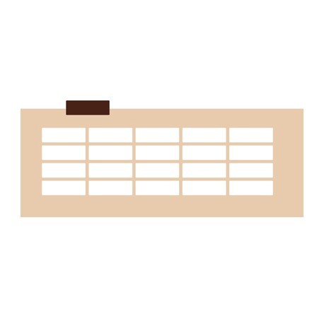 Rectangular Decoration Silicone Stencil Chablon Mat - 6 cm x 2 cm - 20 ...