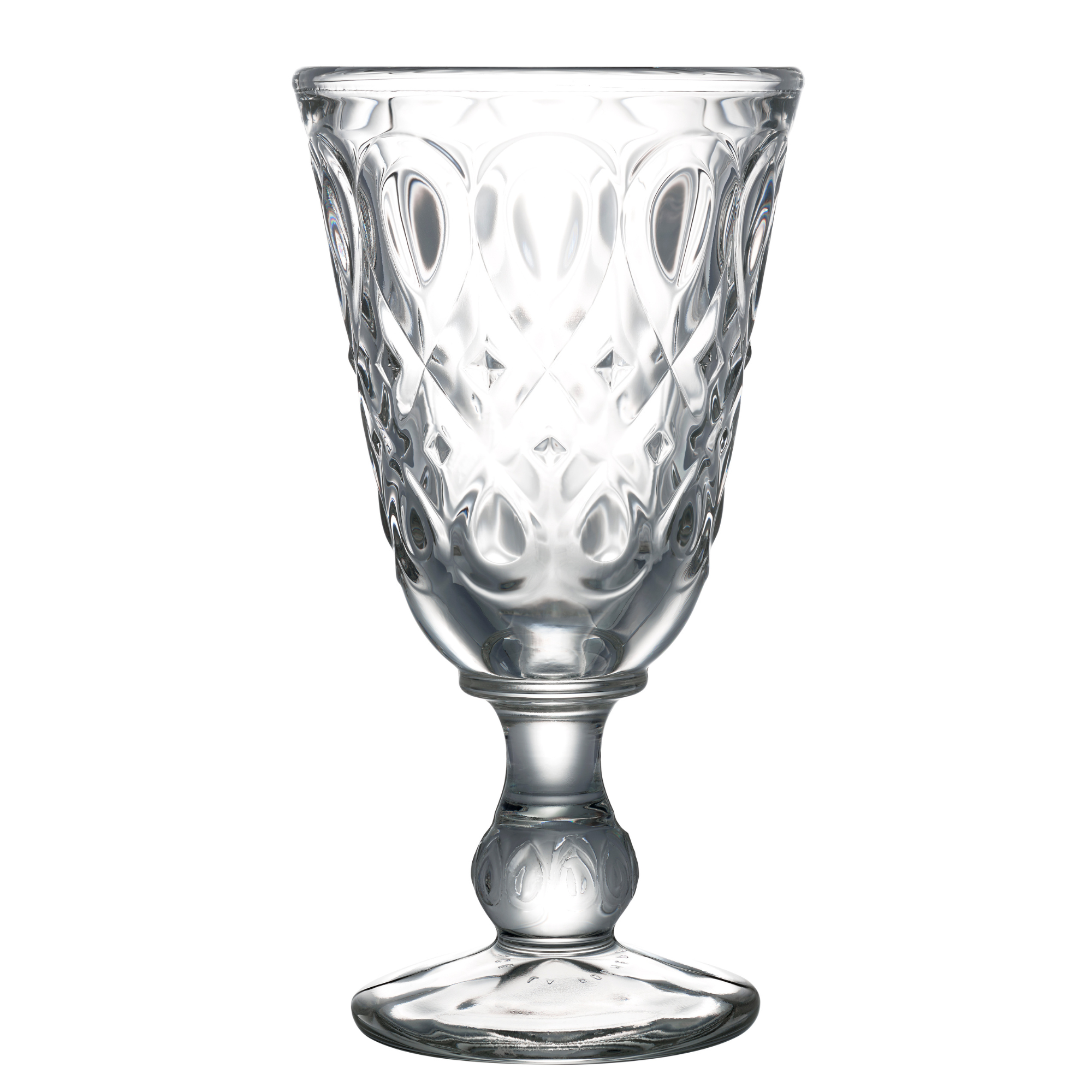 La Rochere Lyonnais Wine Glass Clear Ht: 6.5" - Diam: 3.25"- Oz: 8 oz ...