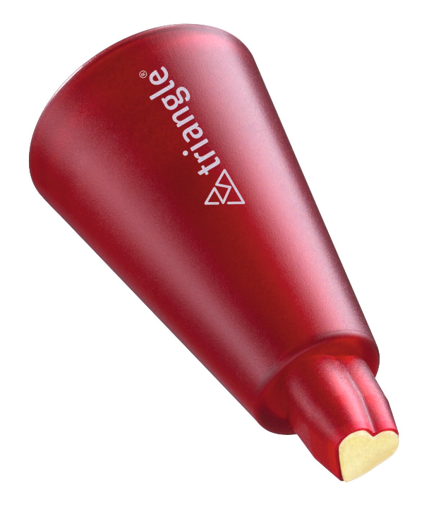 Triangle Confetti Cutter Set. 2 - Piece. Red