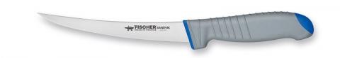 FISCHER SANDVIK Boning Knife 15 cm - Stiff Blade - Blue Handle
