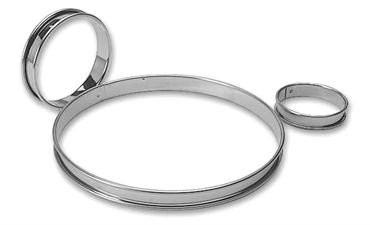 Matfer Bourgeat 371615 Stainless Steel Tart Ring 9 1/2\\"