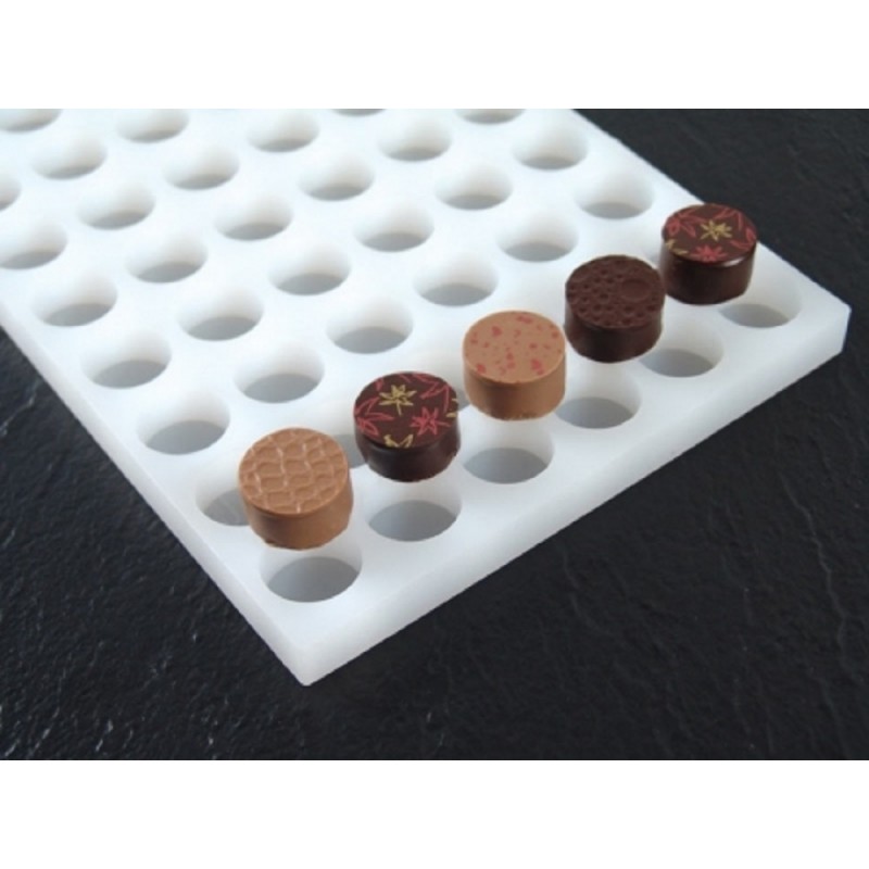 Pavoni LS01 Pavoni Chocoflex Ganache Mold Round - LS01