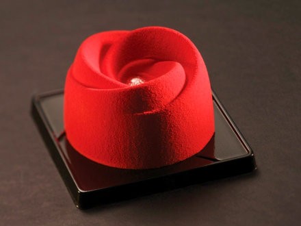 Pavoni PX039 Pavoflex Professional Silicone Mold Rose Heart Bocciol...