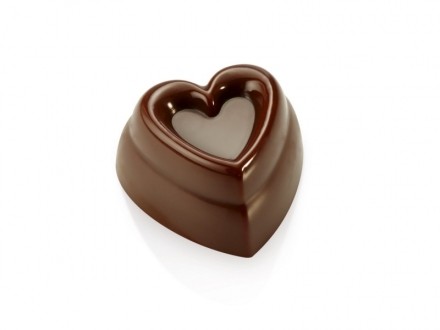 Pavoni PC17 Chocolate Polycarbonate Mold Love 30x30x17mm - 10gr - 2...
