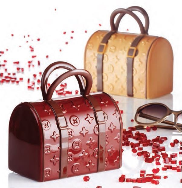 Pavoni KT144 Thermoformed Chocolate BAULETTO Purse Mold - mm 155 x ...